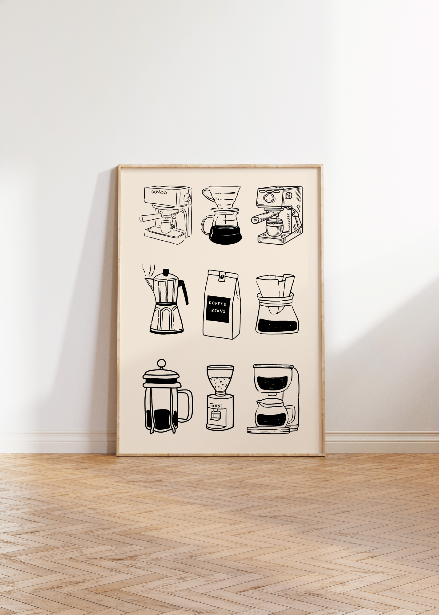 Coffee Assortment Print - Gourgues Posters