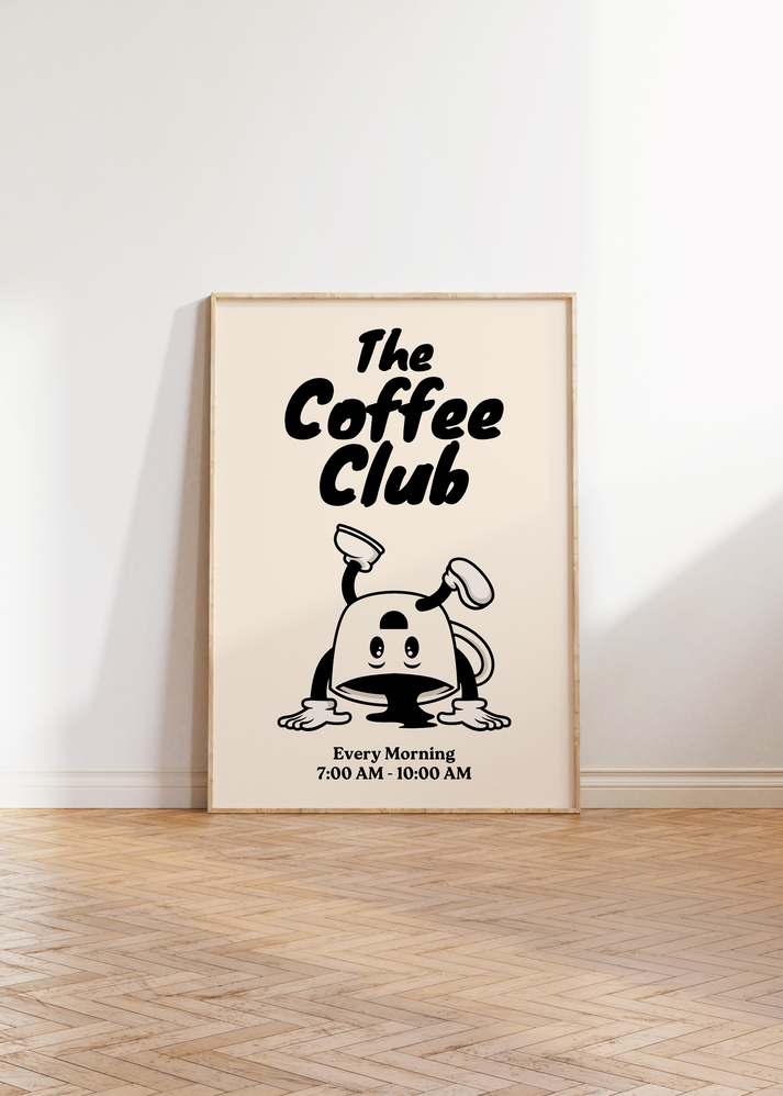 The Coffee Club Print – Gourgues Posters