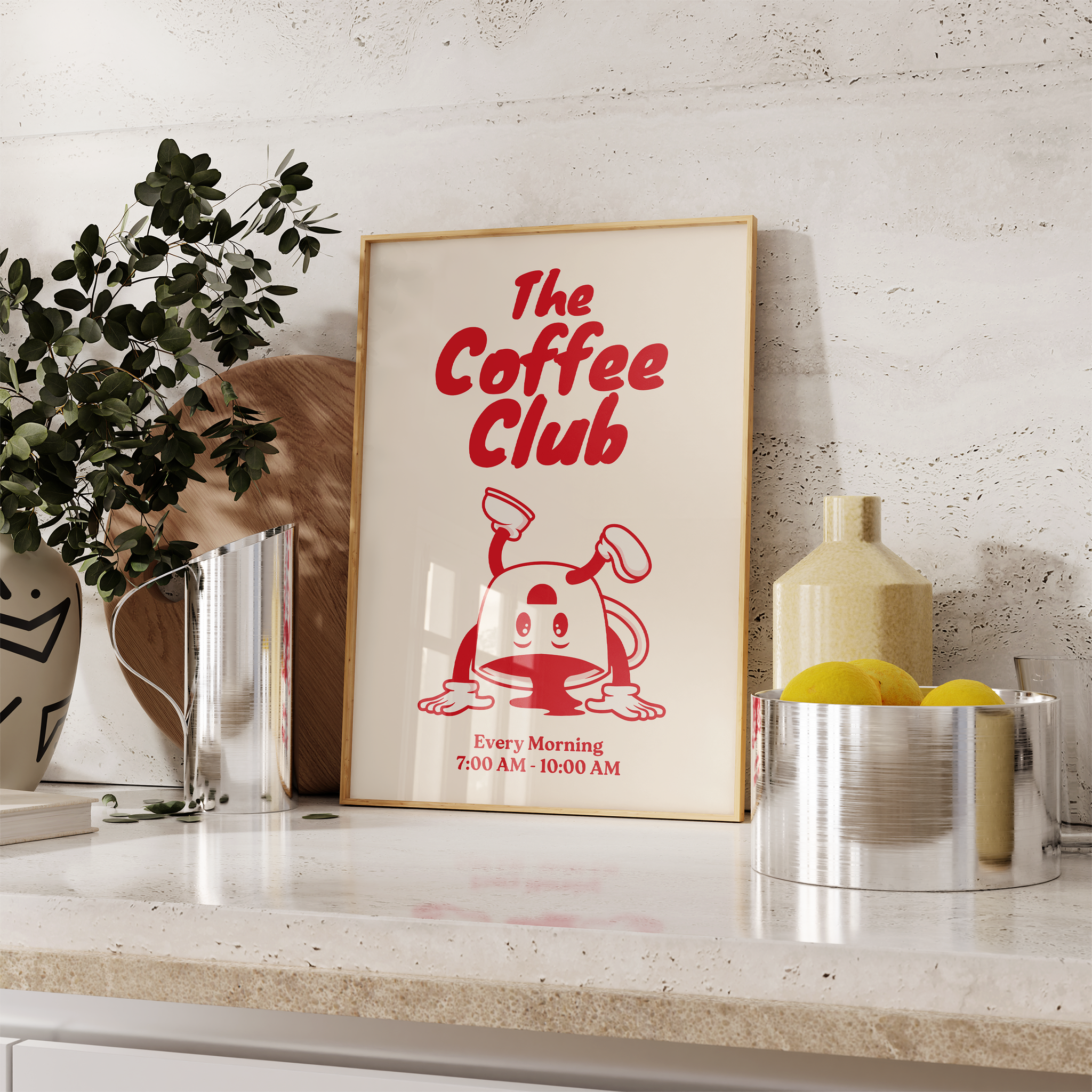 The Coffee Club Print – Gourgues Posters
